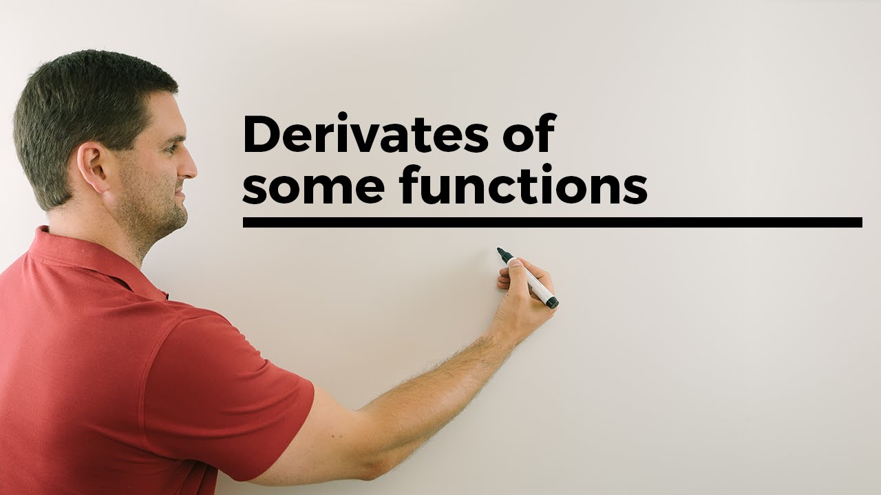 Derivatives of some Functions, Mathe by Daniel Jung - YouTube
