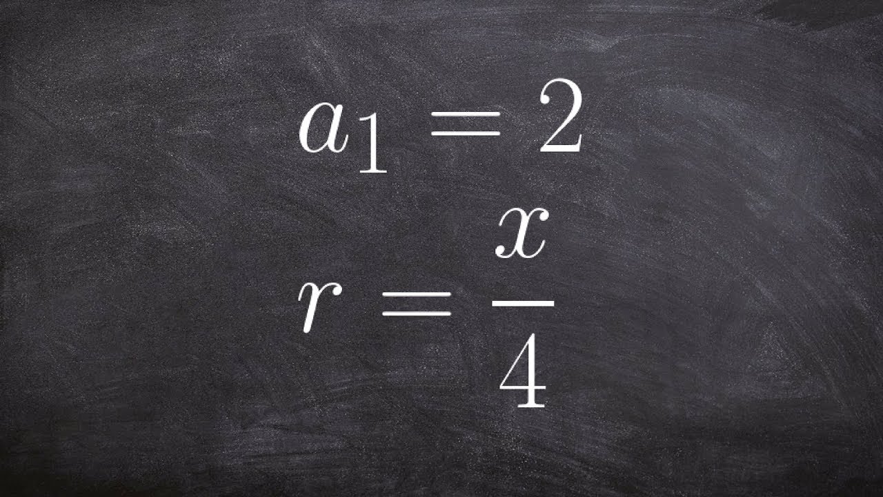 Determining the first five terms of a geometric recursive formula - YouTube