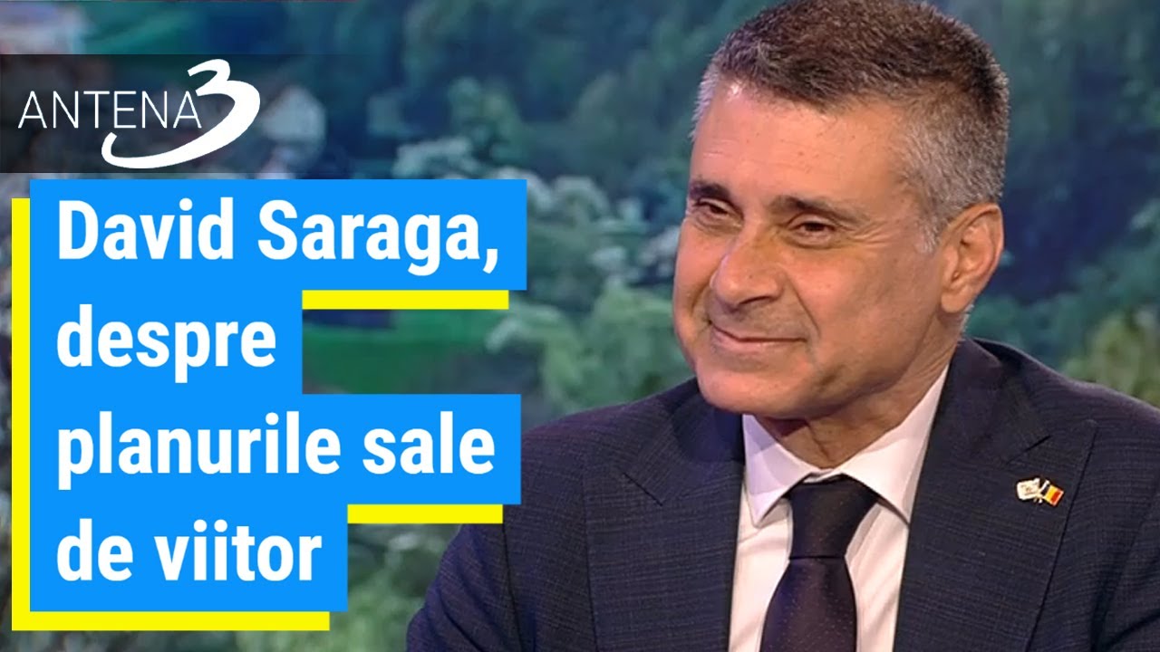 David Saraga, despre planurile sale de viitor - YouTube