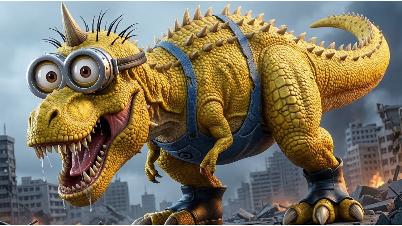 From Visitor to Beast — T-Rex Minion’s City-Shaking Rampage Begins [EP1 ...