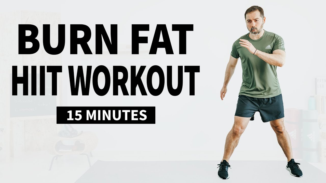 15 min HIIT Workout for Fat Burn - YouTube