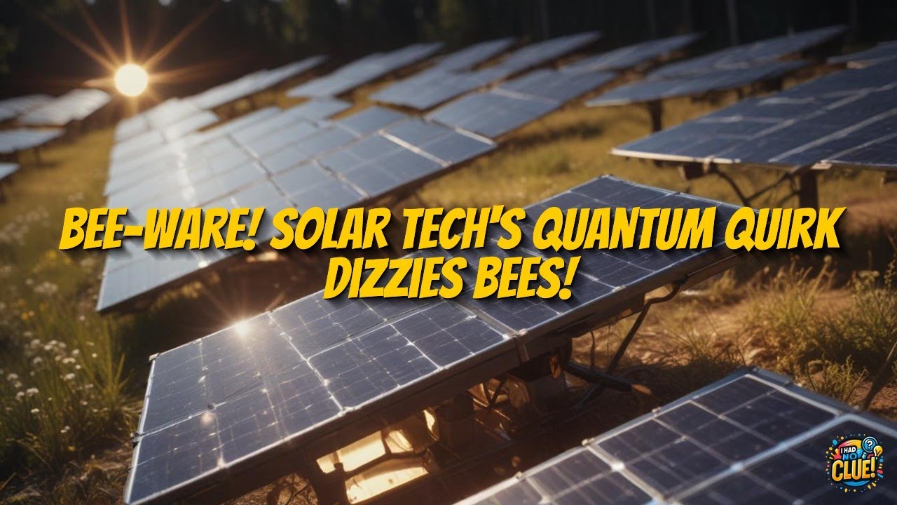 Quantum Dot Solar Panels Disrupt Honey Bee Navigation - YouTube