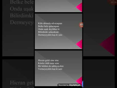 Kaş ki - Nusret KESEMENLİ (Çok Güzel Fon Müzikli)