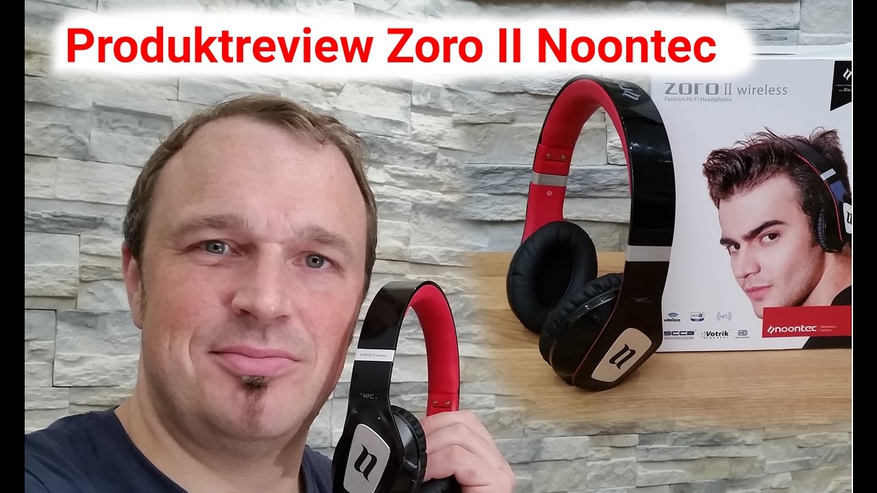 NOONTEC ZORO II Wireless Bluetooth Kopfhörer Produkttest - YouTube