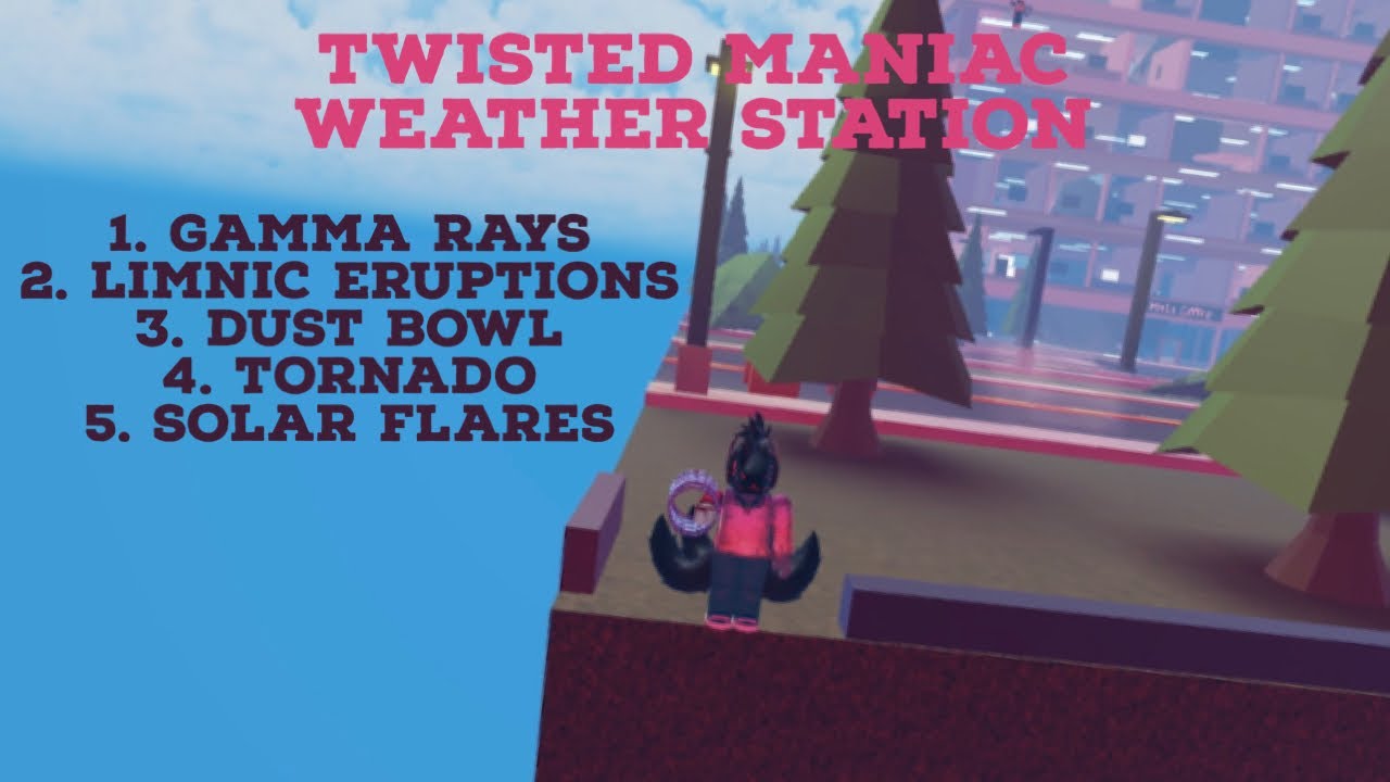 Disaster Warning - Twisted Maniac - Weather Station - (SURVIVED) - YouTube