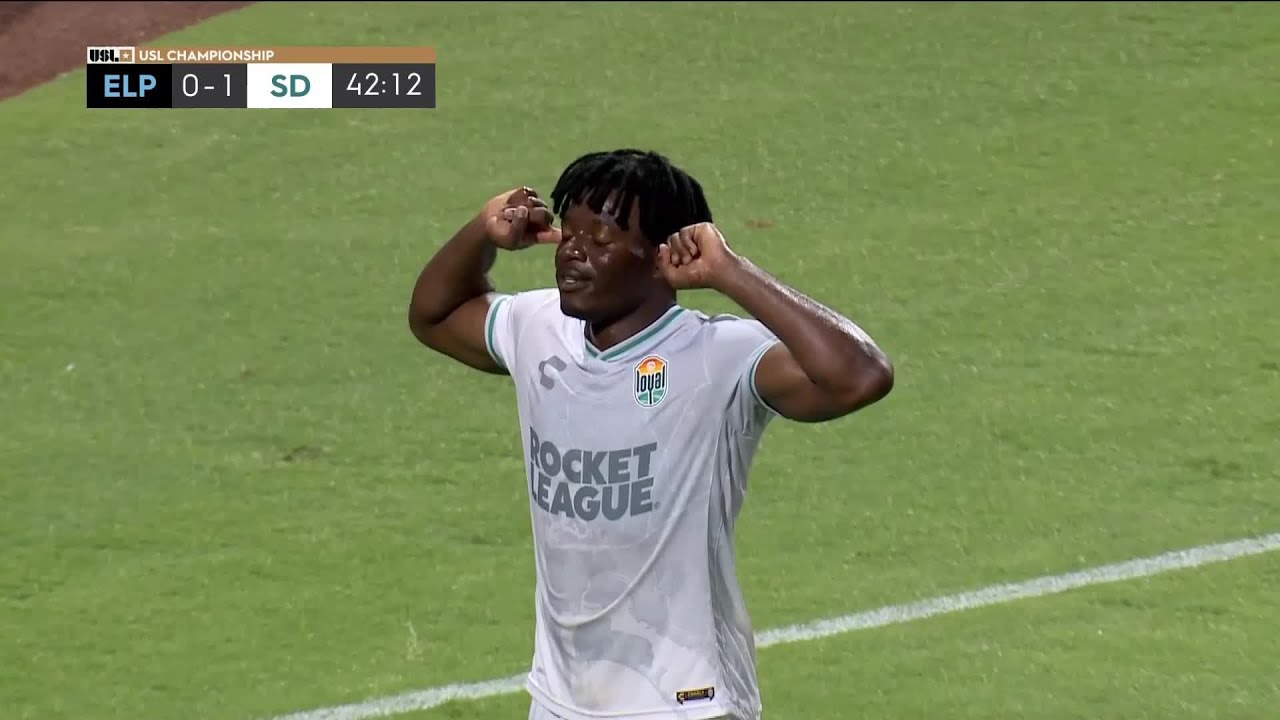 Thomas Amang with a Goal vs. El Paso Locomotive FC - YouTube