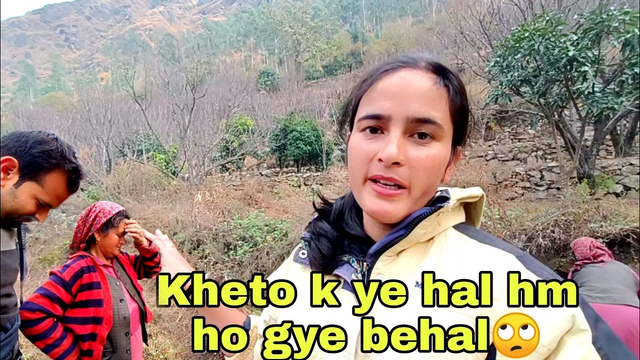 Khet k ye hal 😲 hm ho gye be Hal 🙄 || daily vlog 9/30 || Girl from ...