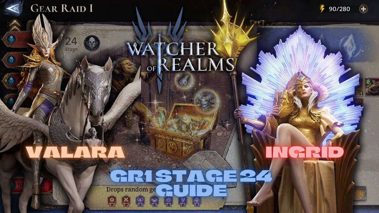 GR1-STAGE 24 GUİDE! | VALARA-INGRID BEAST - WATCHER OF REALMS # ...