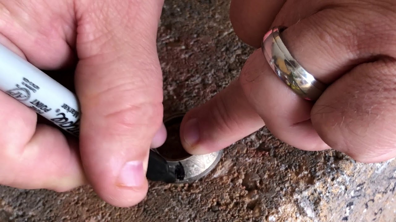 Making a Coin Ring with Powder Coating - YouTube