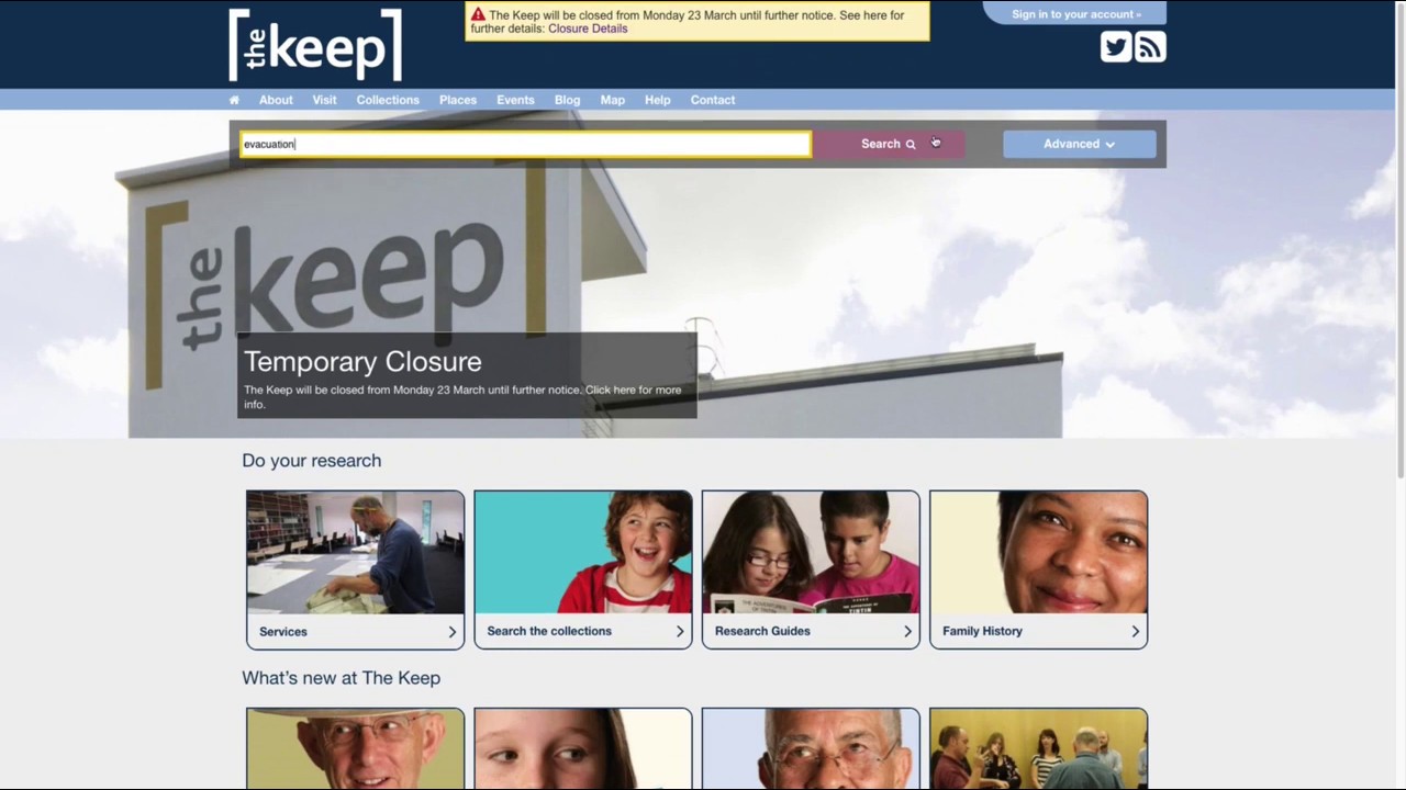 A guide to using the catalogue on The Keep website - YouTube