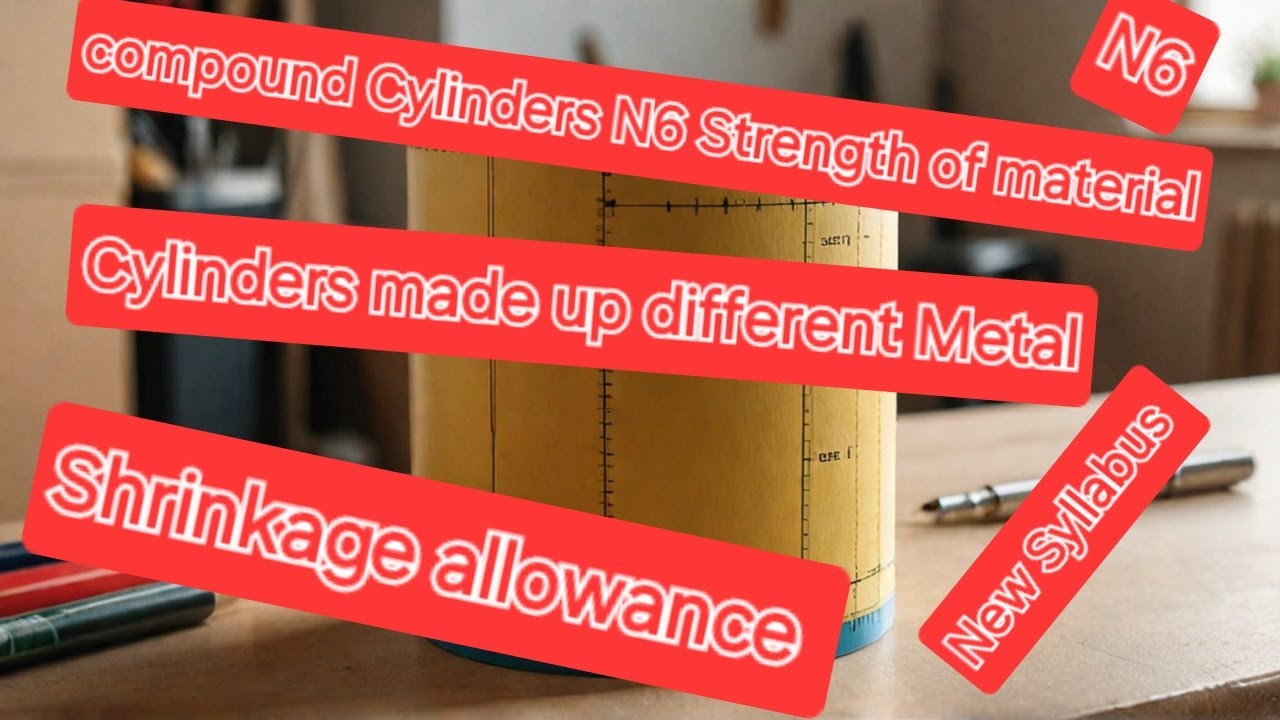Compound Cylinders made of different metals( Thick cylinders _N6 ...