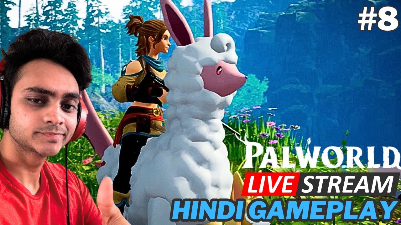 Palworld - Live Gameplay - Part 8 ( horizontal live streaming ) - YouTube