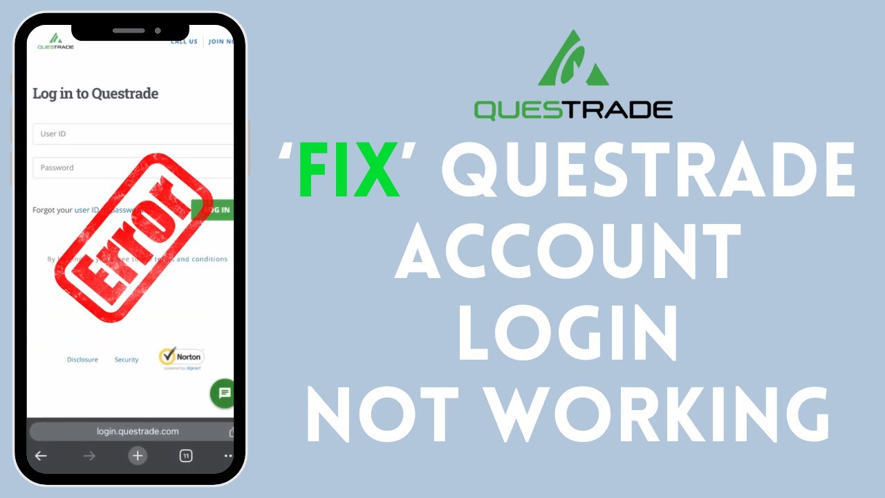 How to Fix Questrade Account Login Not Working 2024? - YouTube