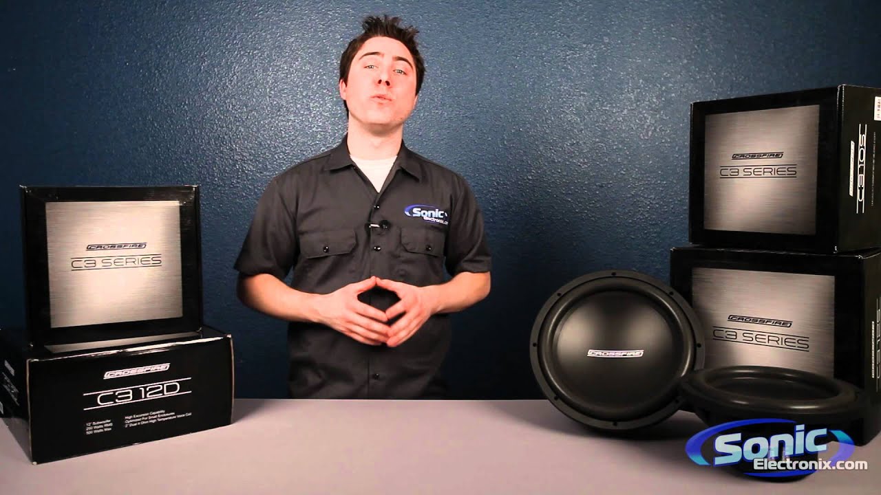 Crossfire C3 Car Subwoofers | Car Audio Sub - YouTube