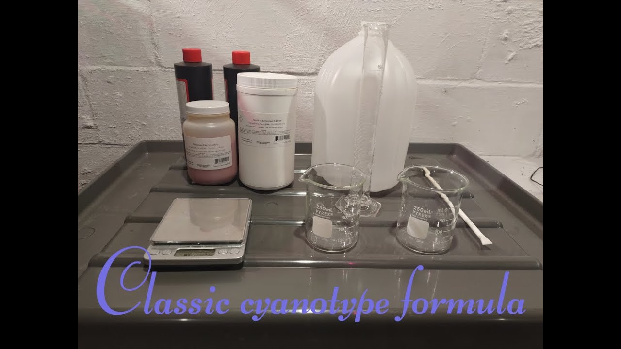 Basic cyanotype formula mixing! - YouTube