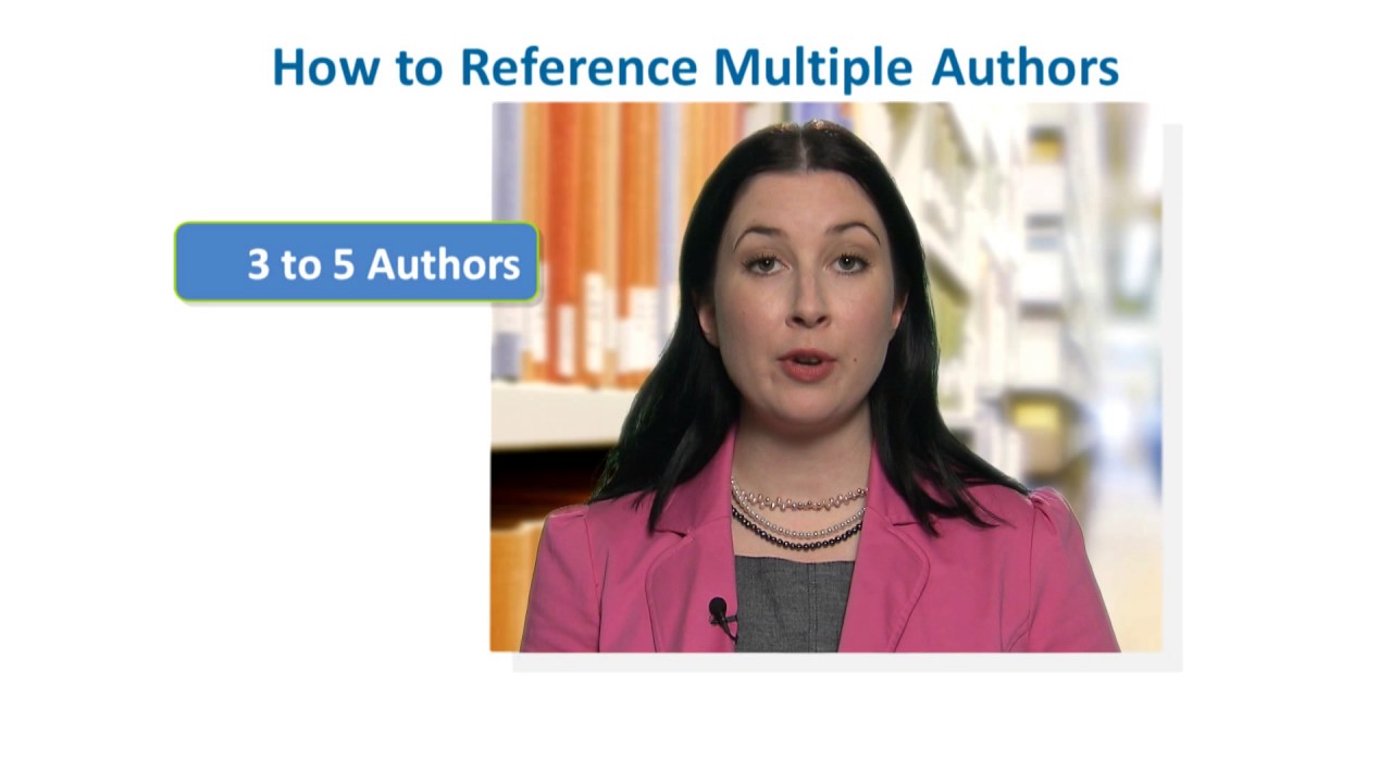 How To Reference Multiple Authors In APA Style YouTube how-to-reference-multiple-authors-in-apa-style-youtube