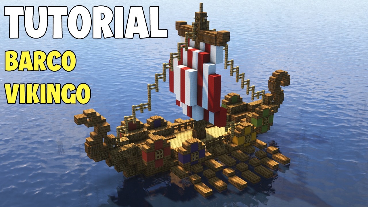 👉 Cómo Construir un Barco Vikingo en Minecraft | Tutorial Completo - YouTube