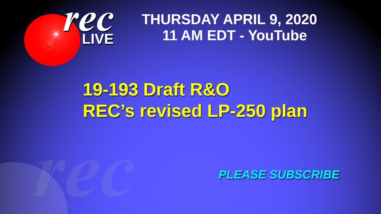 REC Live - 4/9/2020 - YouTube