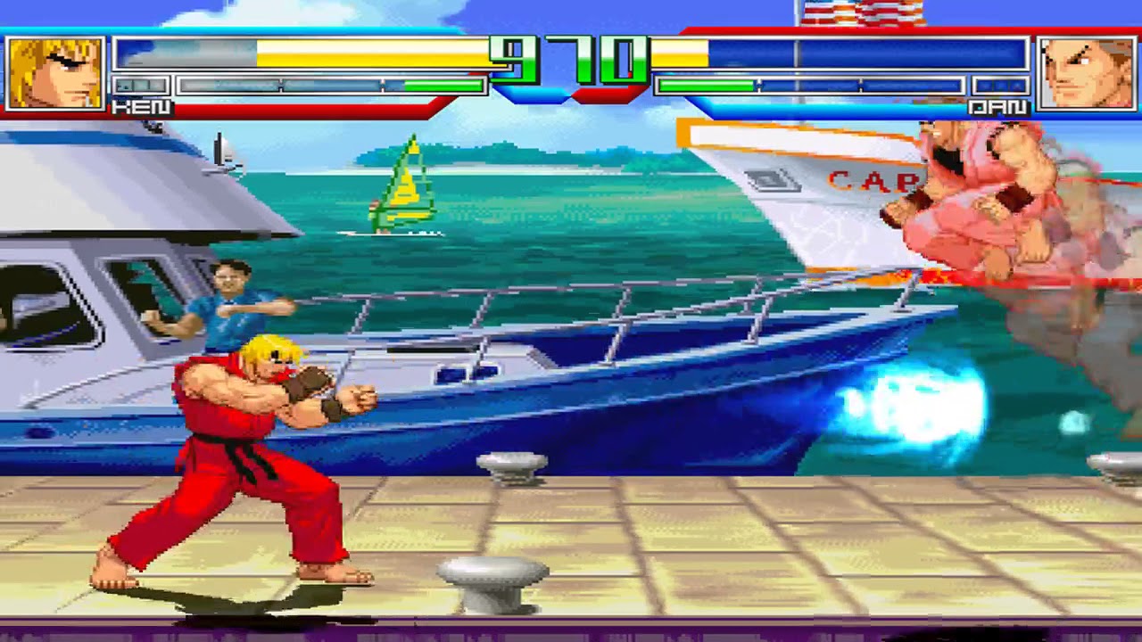 NICK54222 MUGEN: Ken Masters (me) VS Dan Hibiki - YouTube