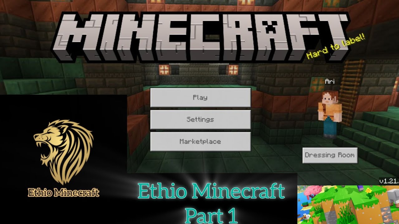 Ethio Minecraft Part 1 - YouTube
