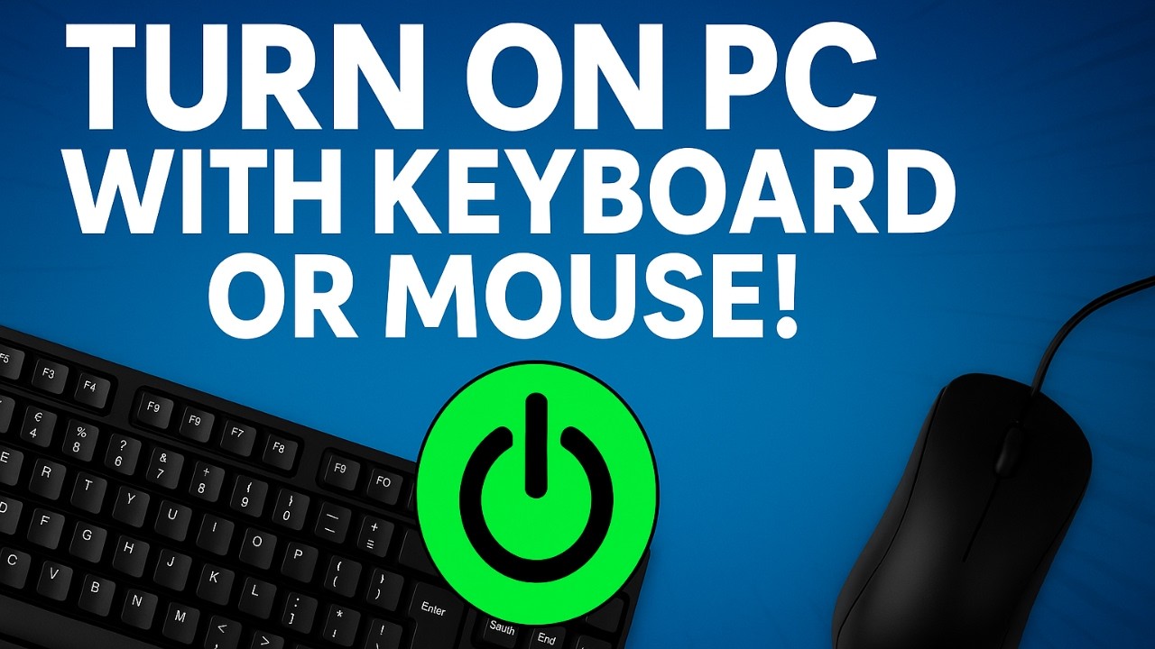 🖥️ How to Turn On Your PC Using a Keyboard or Mouse | USB & PS/2 Wake ...