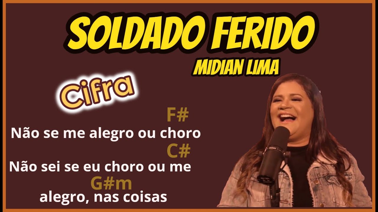 Soldado ferido Midian Lima - Cifra Gospel Teclado Fácil | teclado piano ...