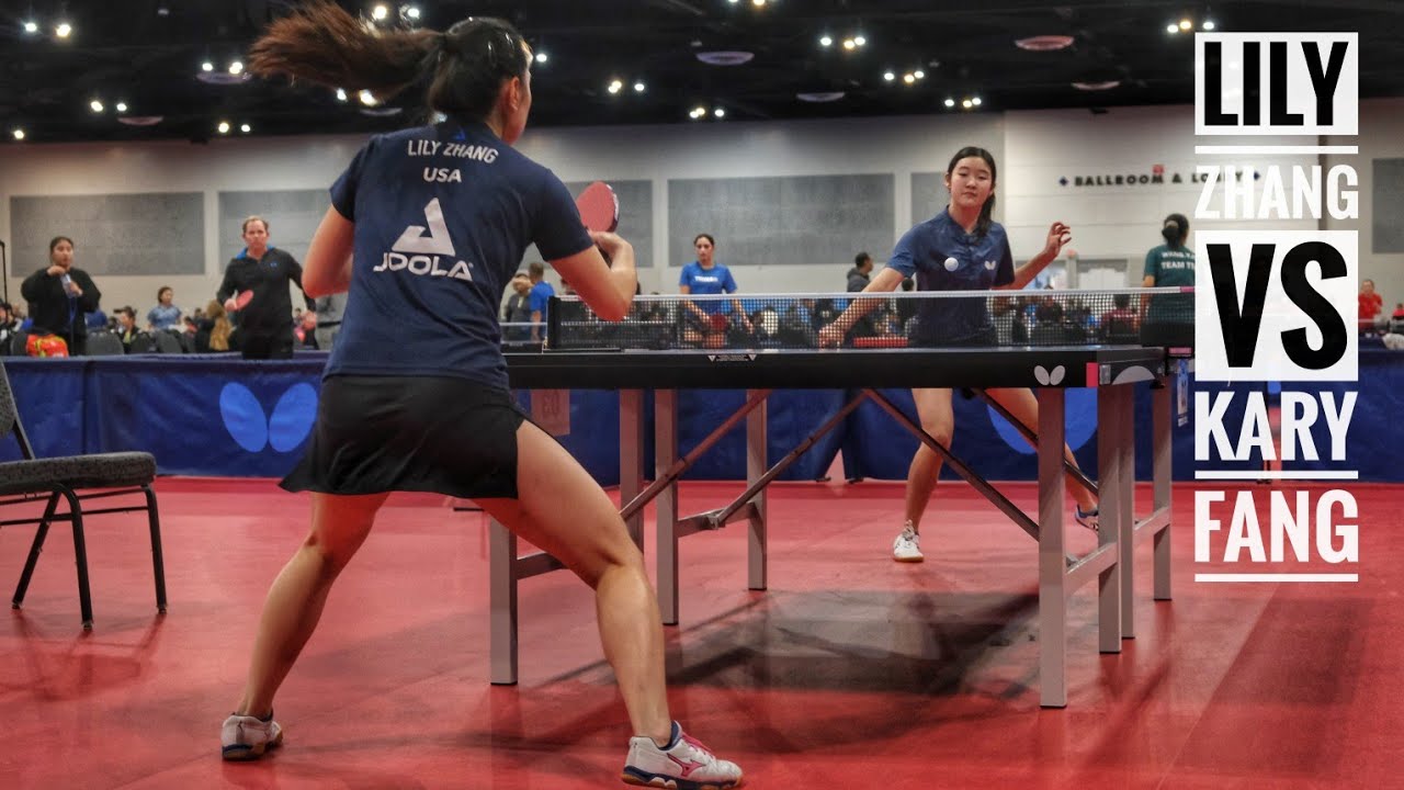 Lily Zhang (2591) vs Kary Fang (2079) // 2022 US Open TT Women's Open ...
