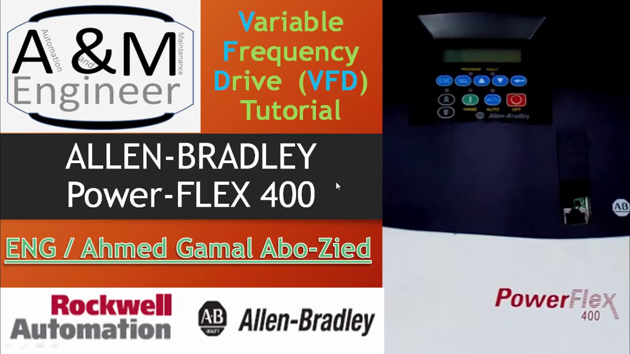 Power Flex 400 Variable Frequency Drive (Auto Manual Mode) - YouTube