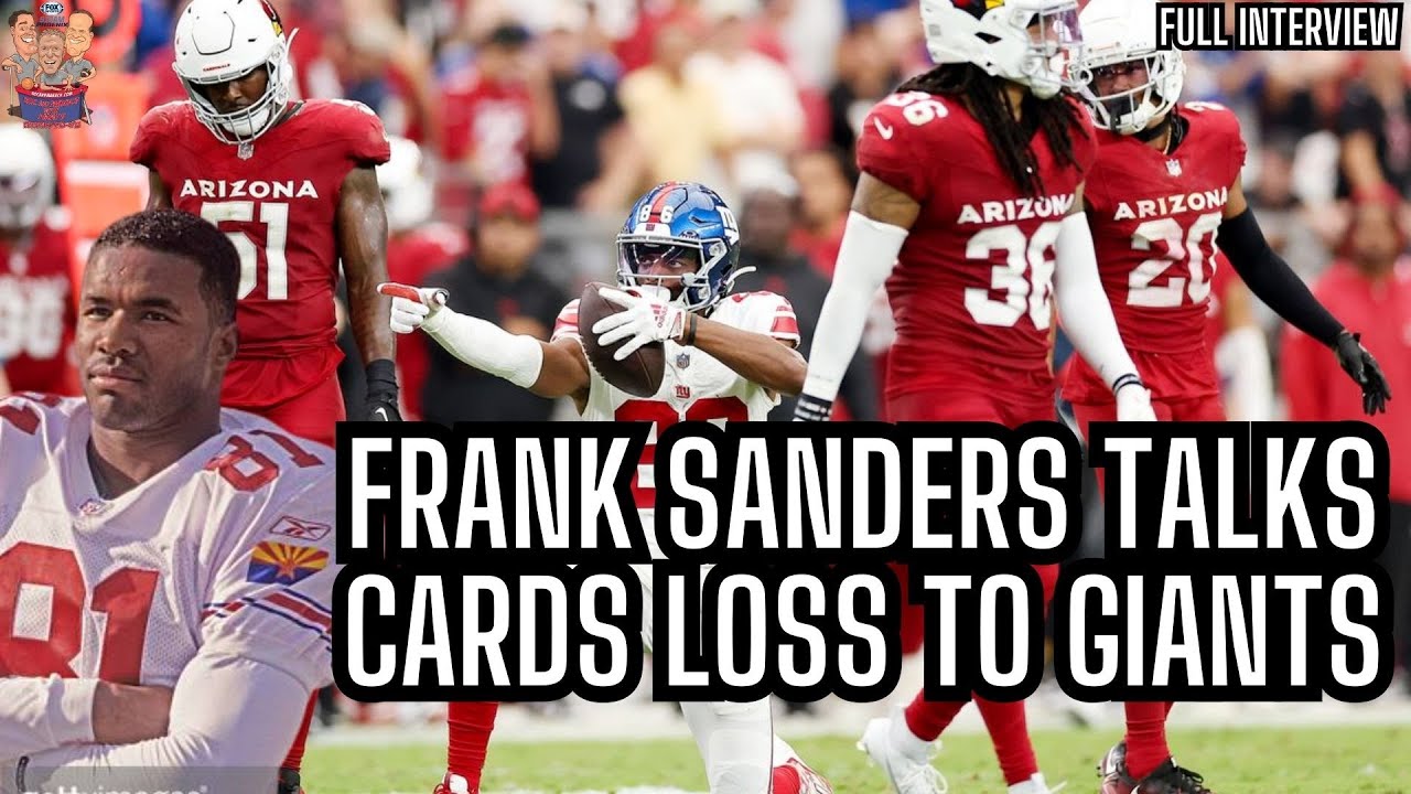 Former Arizona Cardinals WR Frank Sanders talks His Biggest Takeaways ...