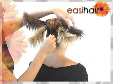 Attaching Foxtail Hairpieces: How-to video (hairpieces) - YouTube