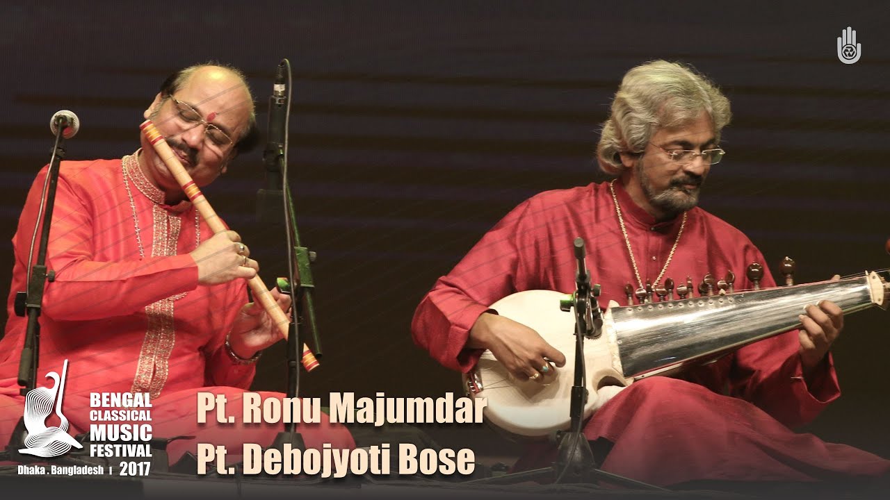 Bhatiali dhun on Bansuri and Sarod I Pt Ronu Majumdar and Pt Debojyoti ...