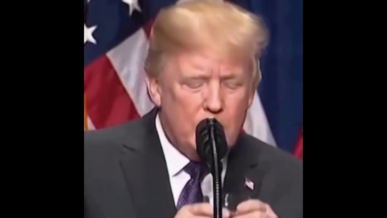 Donald Trump Drinking Water - YouTube