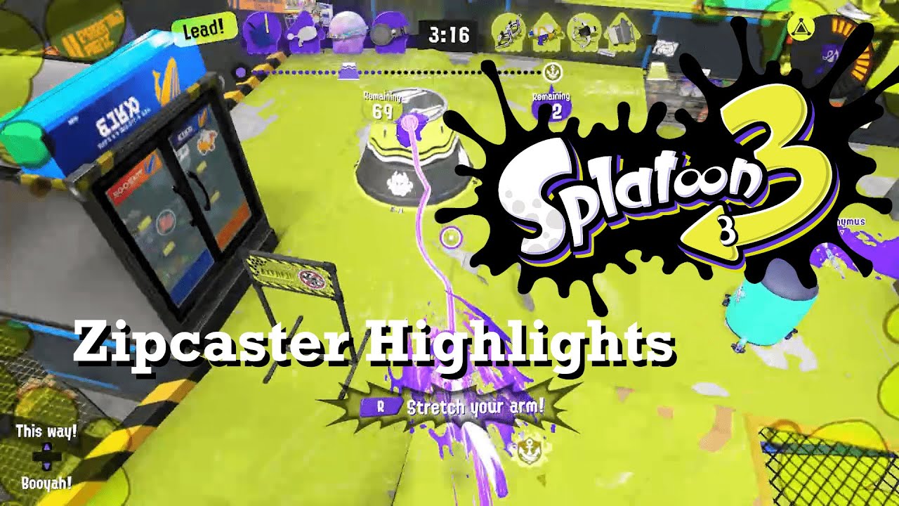Zipcaster Highlights | Splatoon 3 - YouTube