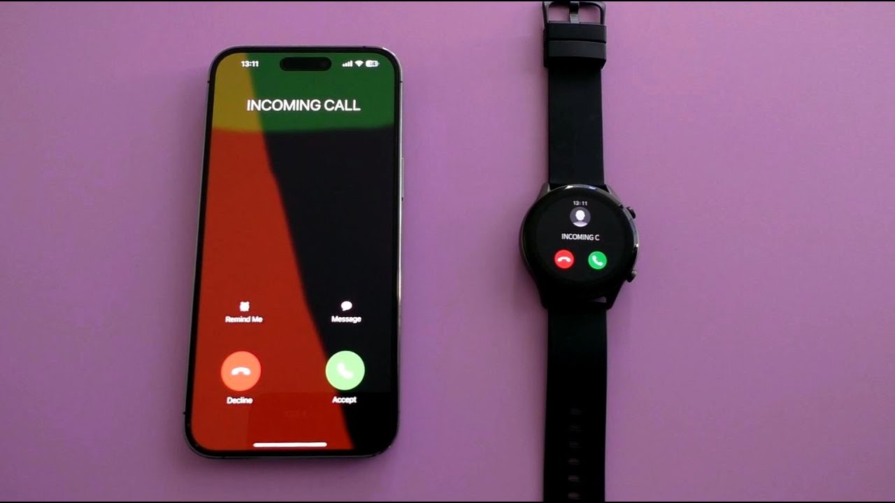 Apple iPhone 14 Pro Max + Smart Calling Watch Incoming Call - YouTube