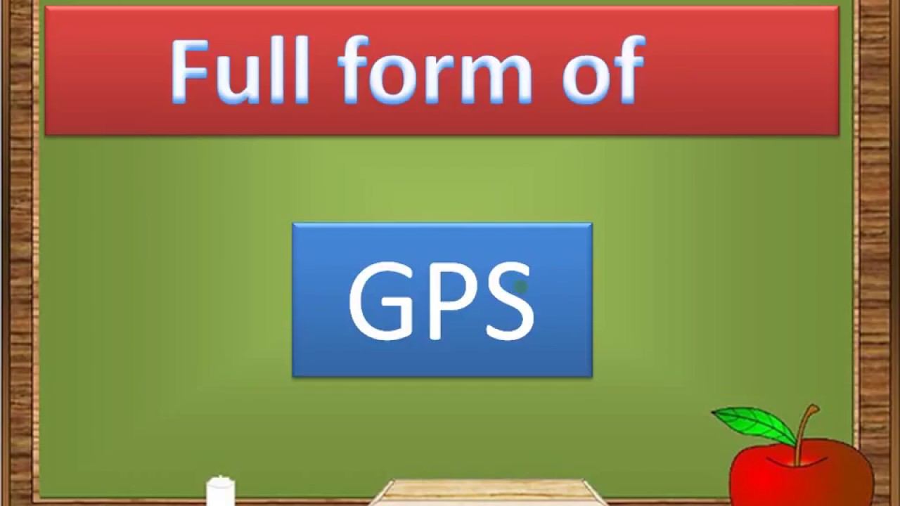 Full fom of gps - YouTube
