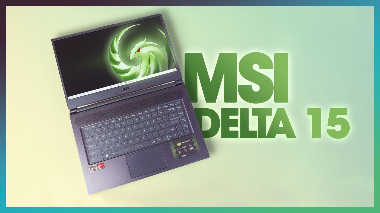 MSI Delta 15 | Laptop AMD Mạnh Nhất Với 5900HX và RX6700M - YouTube