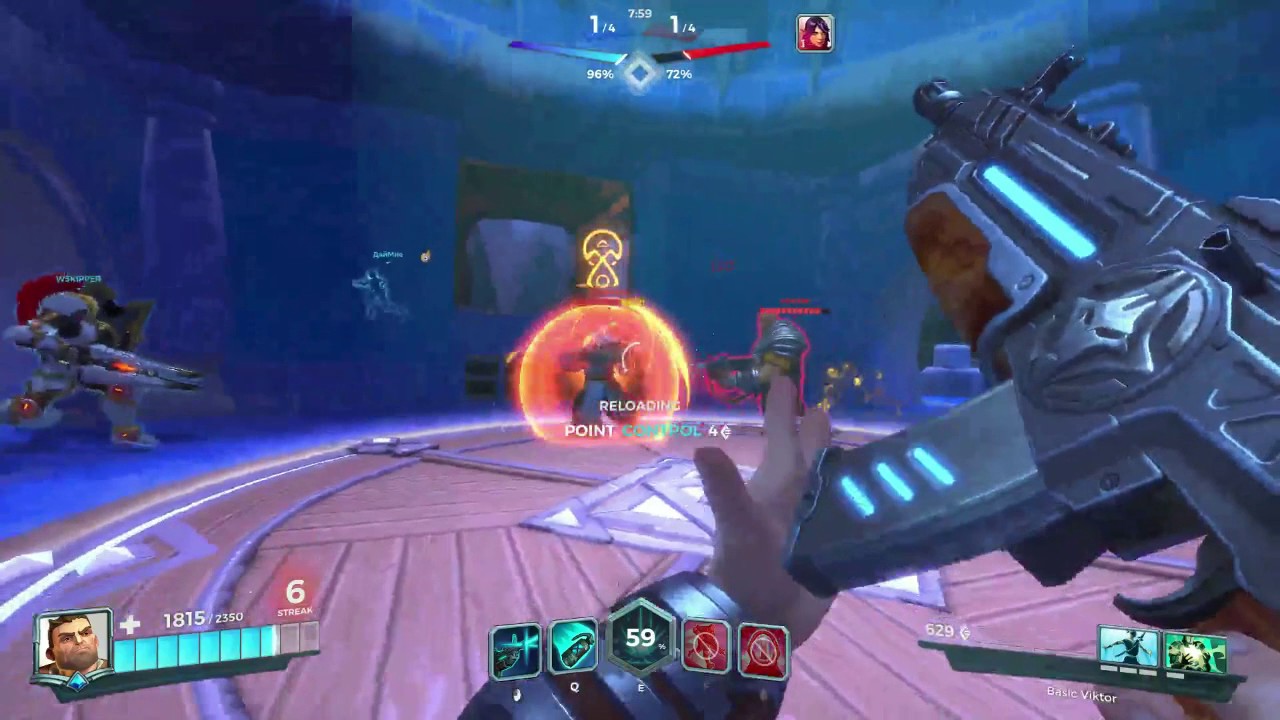 Paladins hero Viktor Gameplay - YouTube