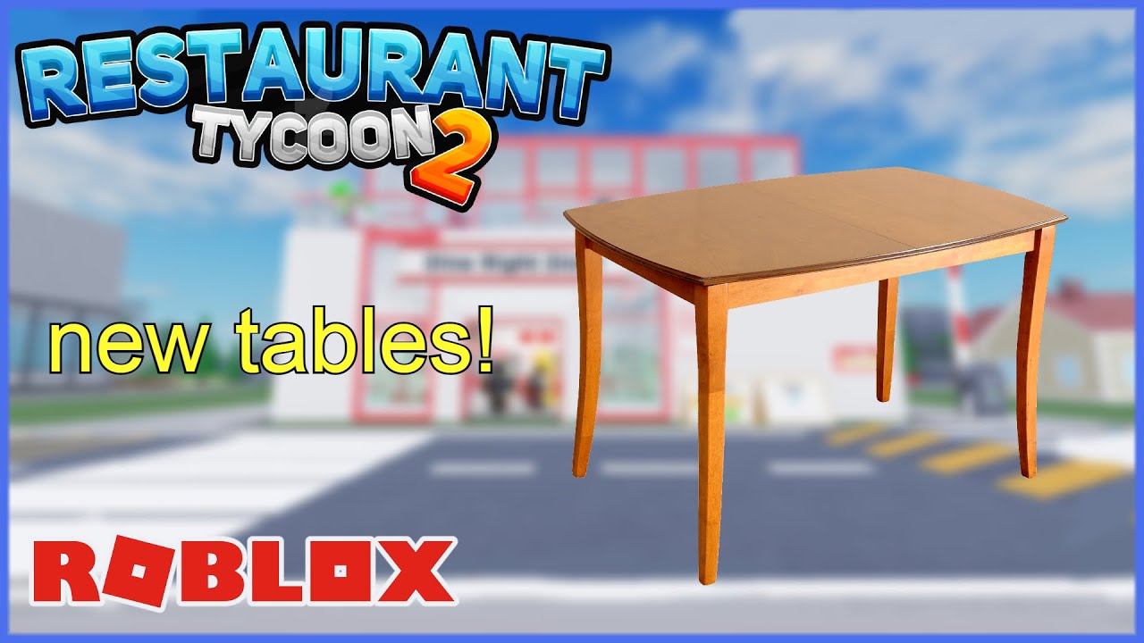 NEW Tables and Achievements! ⭐ - Restaurant Tycoon 2 - YouTube