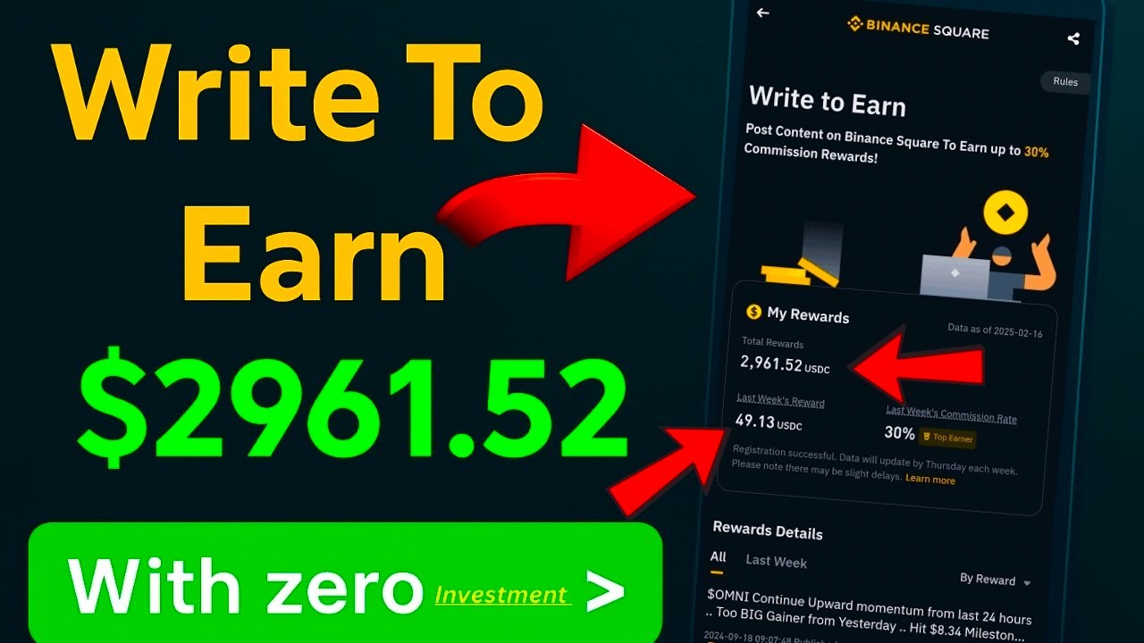 WRITE TO EARN [$20+ PER DAY WITH $0 INVESTMENT] ON BINANCE SQUARE - YouTube