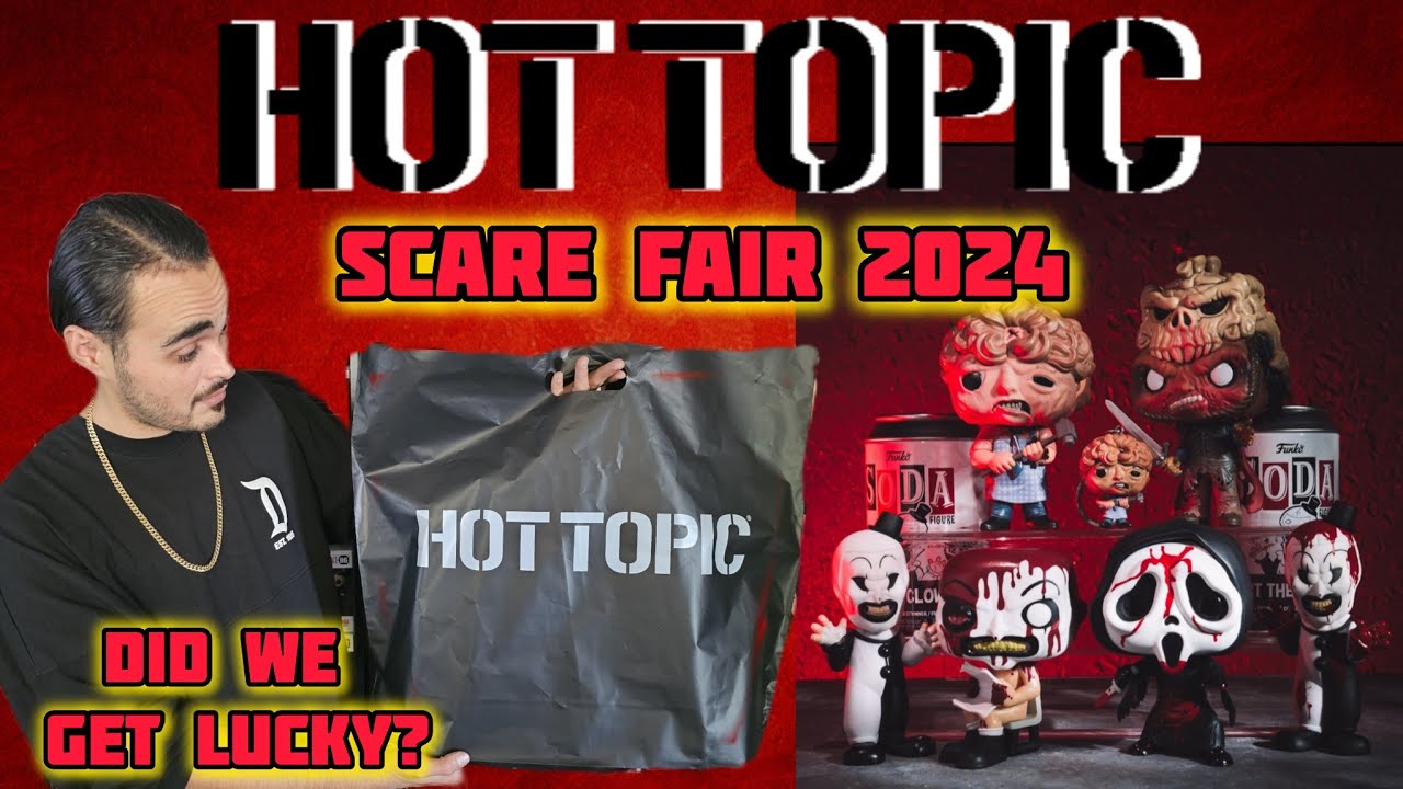 Hot Topic Scare Fair 2024 Funko Pop Hunt! - YouTube