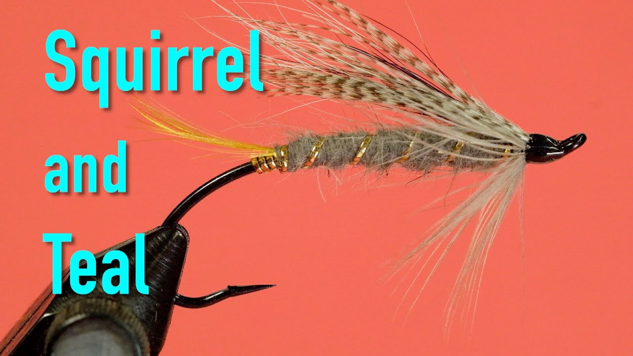 Classic Steelhead Flies: the Squirrel and Teal - YouTube