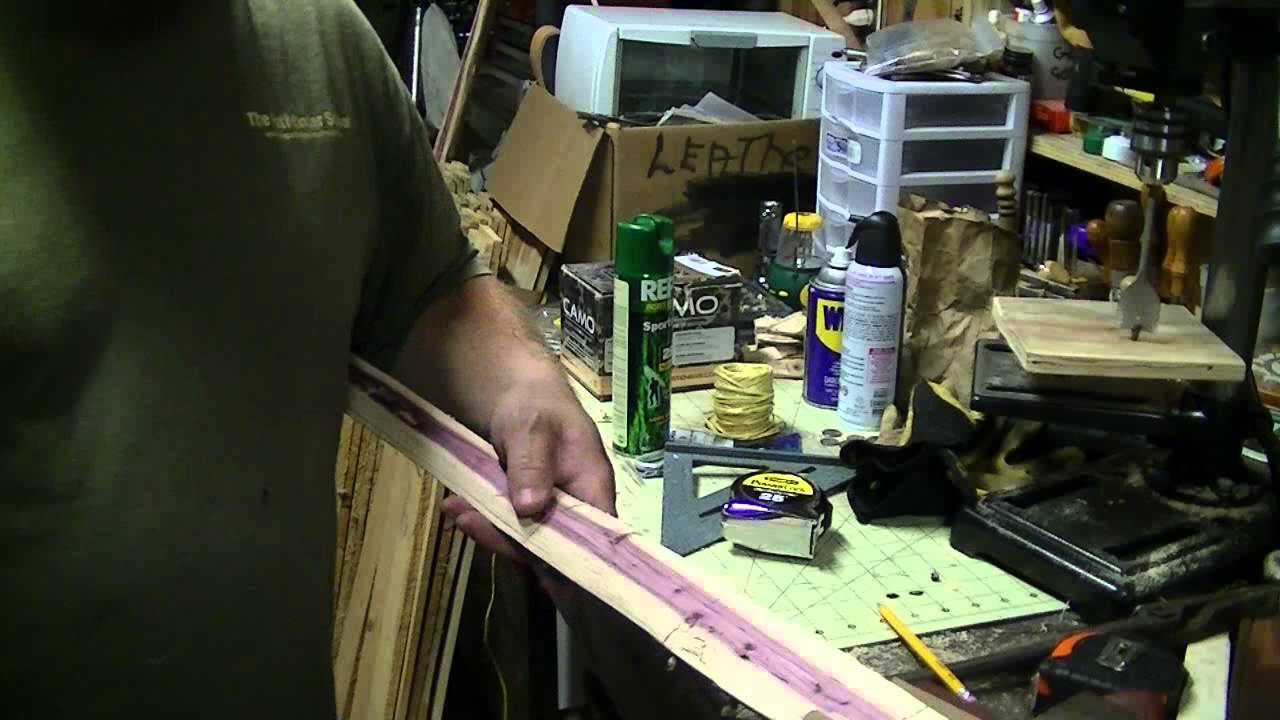 making cedar bow part 2 - YouTube