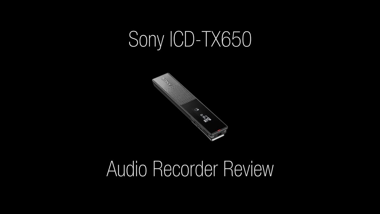 Sony ICD-TX650 Review - 4k - YouTube