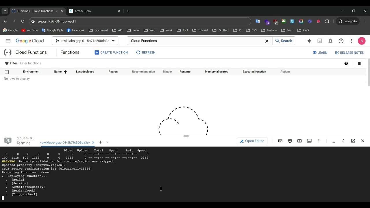 Arcade Hero: Enter the Cloud Function Golang - ARC230 (Solution) - YouTube