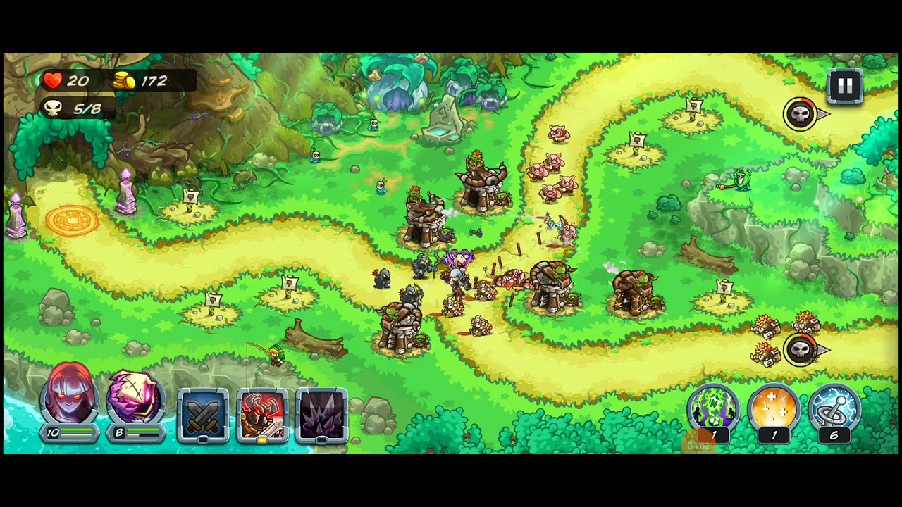 Kingdom Rush Alliance : (Ballista Outpost only) The Guardian Gate - YouTube