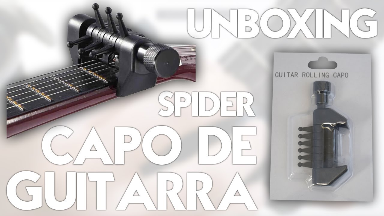 Capo de Guitarra (Spider Capo) - Unboxing/Tutorial - Comprapolis - YouTube
