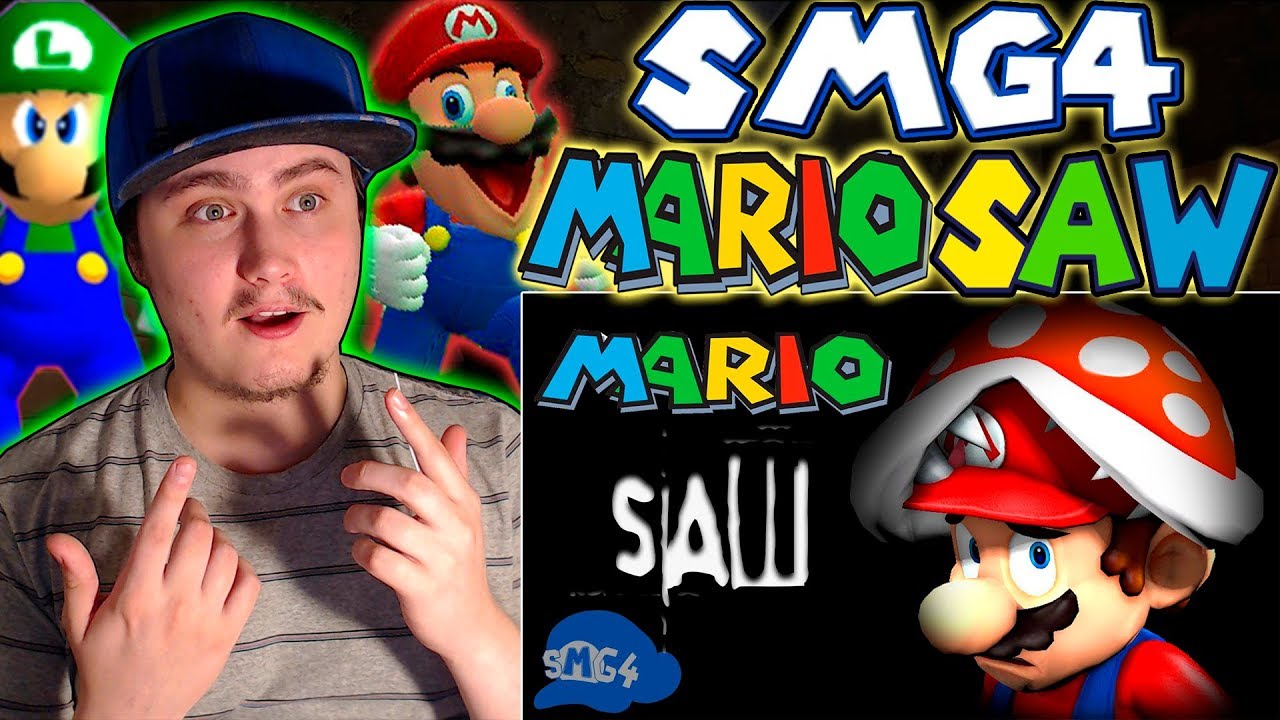 SMG4: Mario SAW | Reaction | Luigi is spooked - YouTube