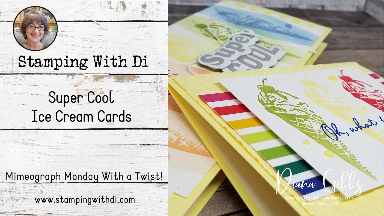 🍦Super Cool Ice Cream Cone Cards - Mimeograph Monday with a Twist ...