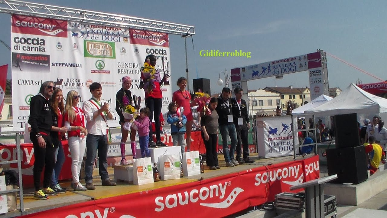 Maratonina dei Dogi 2015 - Mira - Venezia - Arrivi e Premiazioni - YouTube