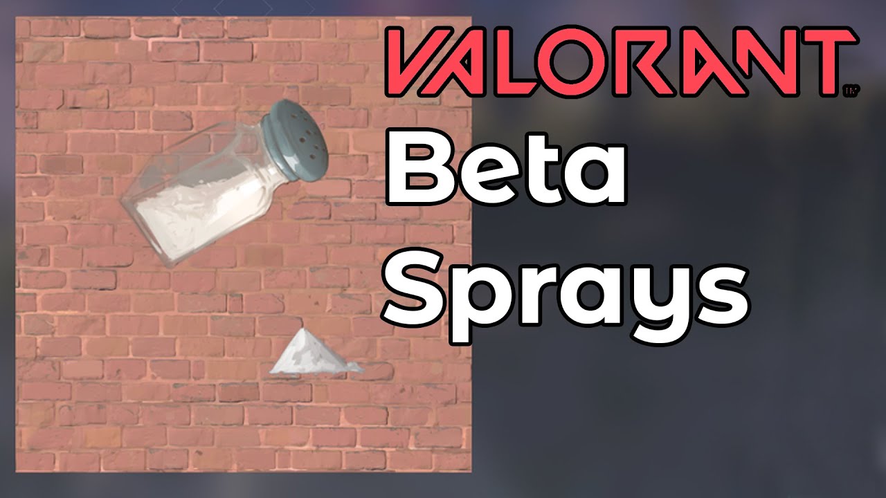 All Valorant Closed Beta Sprays - YouTube